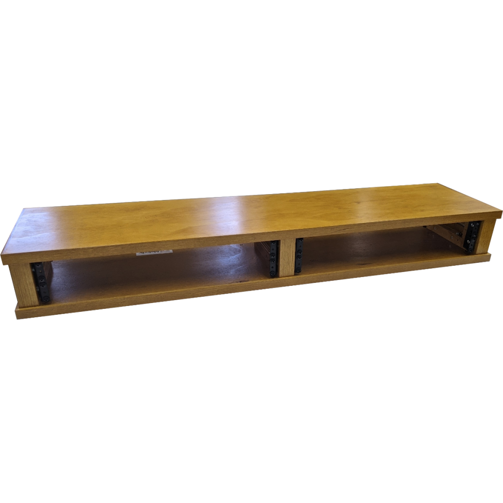 16U x 2 (32 space) Double Bay Wood Studio Rack – Custom, Built to Order ...