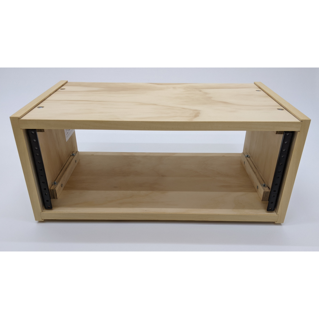 4 Space (4U) Wood Studio Rack – Ready to Ship – Melodic Roots
