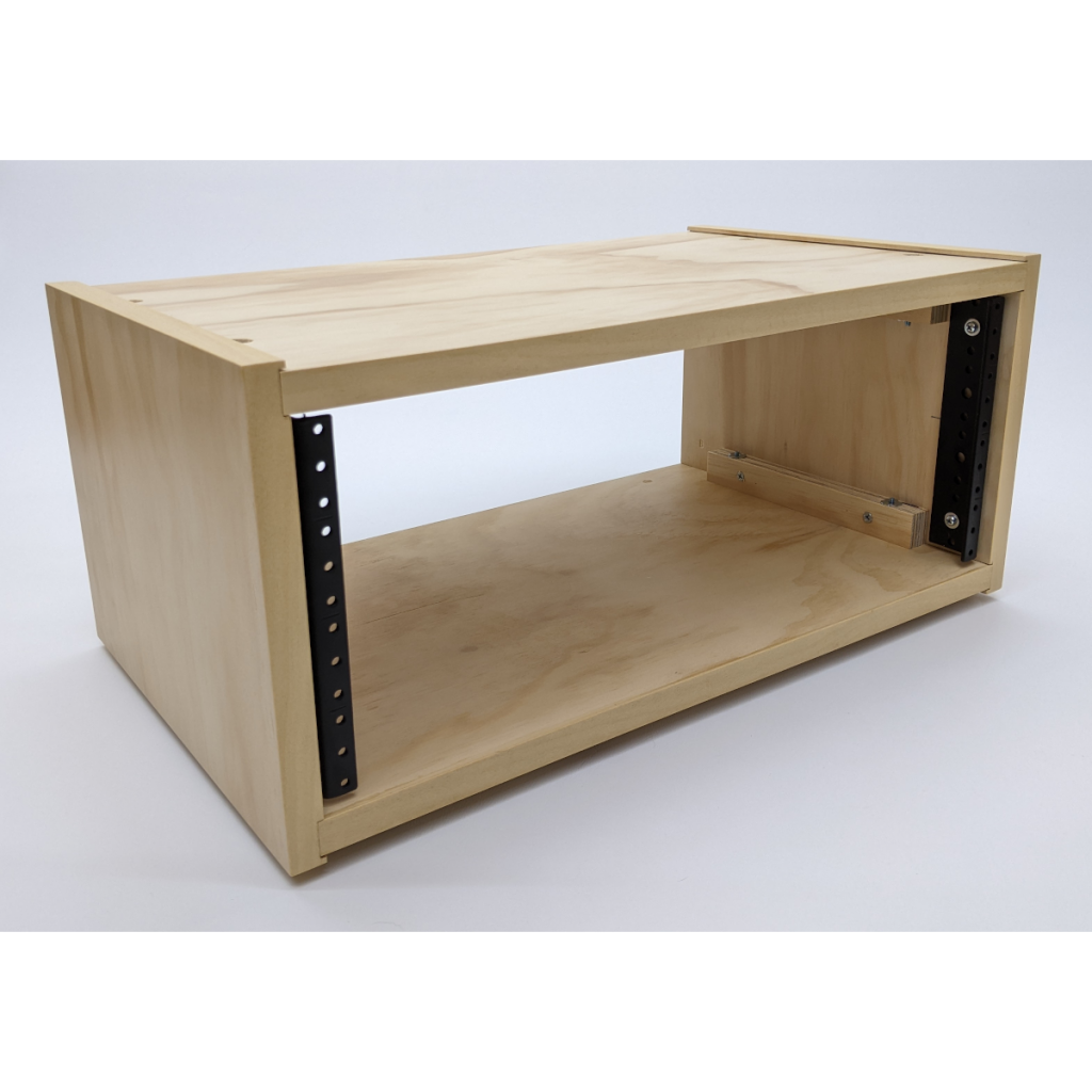4 Space (4U) Wood Studio Rack – Ready to Ship – Melodic Roots