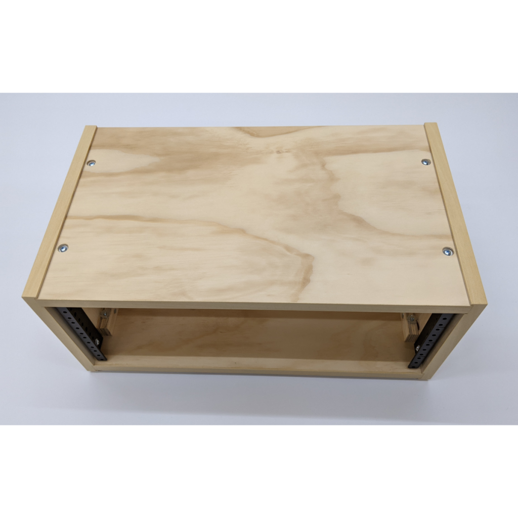 4 Space (4U) Wood Studio Rack – Ready to Ship – Melodic Roots